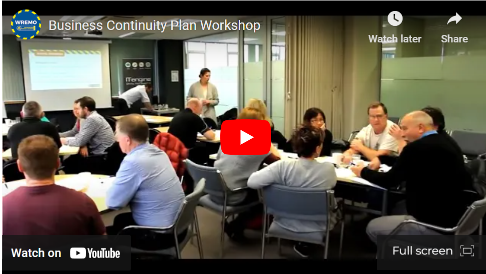 Business Continuity Planning Workshop